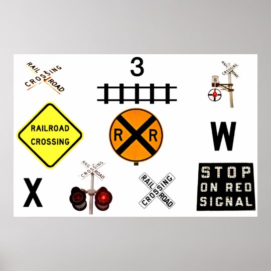Railroad Crossing Signs | Zazzle.com