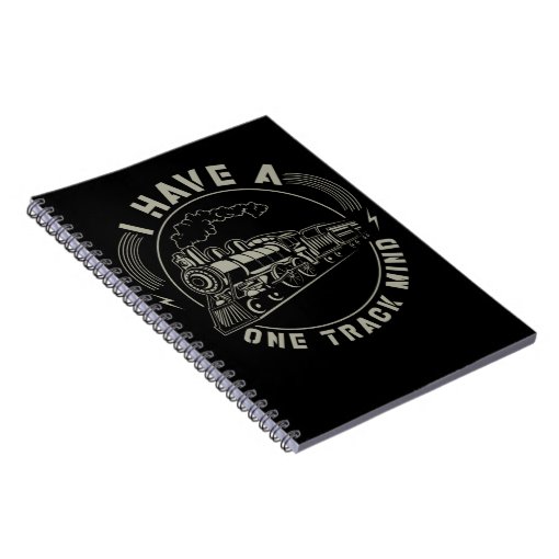 Railroad Funny Locomotive Quote Trainspotter Train Notebook | Zazzle