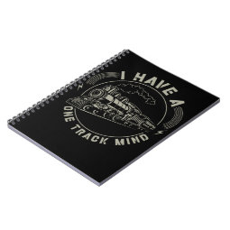 Railroad Funny Locomotive Quote Trainspotter Train Notebook | Zazzle