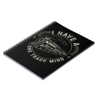 Railroad Funny Locomotive Quote Trainspotter Train Notebook | Zazzle