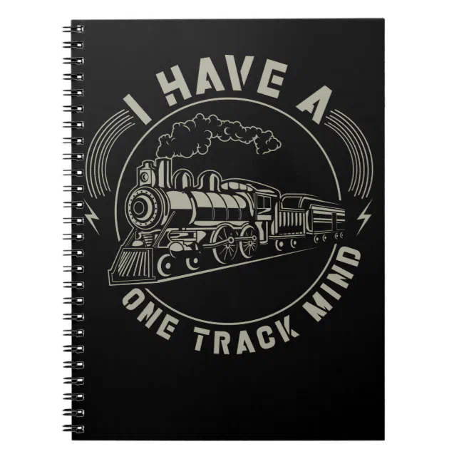 Railroad Funny Locomotive Quote Trainspotter Train Notebook | Zazzle