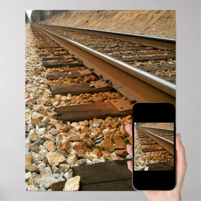 Railroad Track Poster | Zazzle