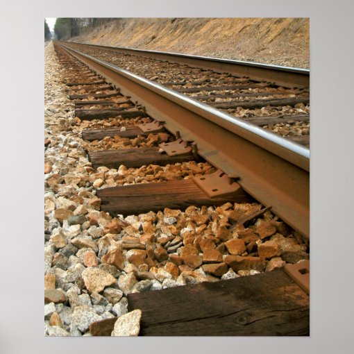 Railroad Track Poster | Zazzle