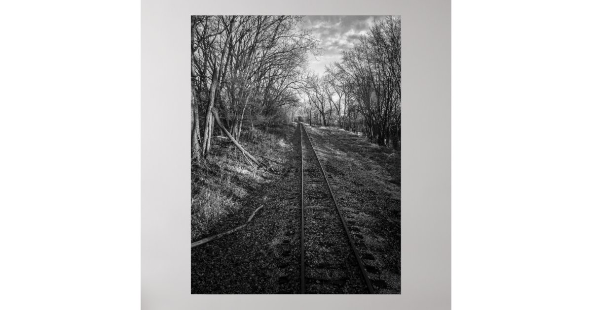 Railroad tracks poster | Zazzle