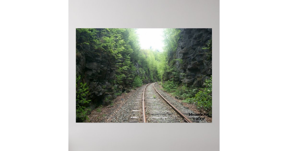 Railroad Tracks Poster | Zazzle