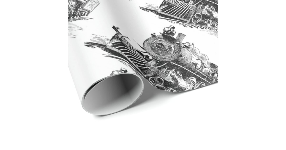 Railroad Wrapping Paper | Zazzle