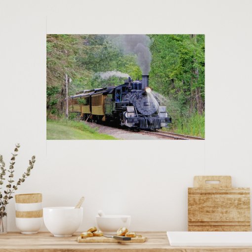 Railway Steam Train for Trainspotters Art III Poster | Zazzle