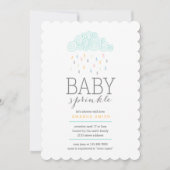 Rain Clouds Baby Shower Invitation | Zazzle