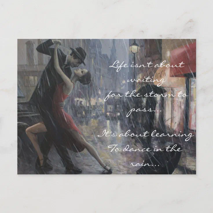 Rain Dance Postcard | Zazzle