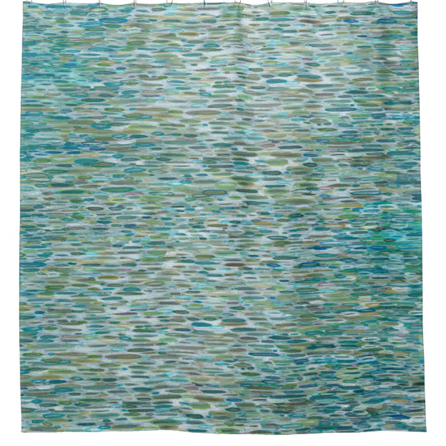 Rain on A Lake Coastal Shower Curtain Bath Juul | Zazzle
