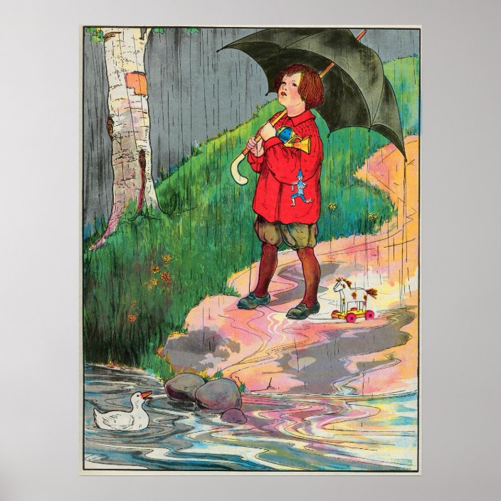 Rain, rain, go away, Come again another day Poster | Zazzle.com