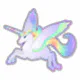Rainbow Alicorn Vinyl Sticker | Zazzle