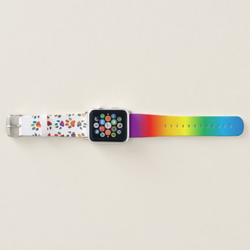 rainbow apple watch band | Zazzle