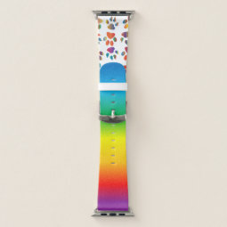 rainbow apple watch band | Zazzle