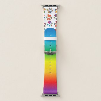 rainbow apple watch band | Zazzle