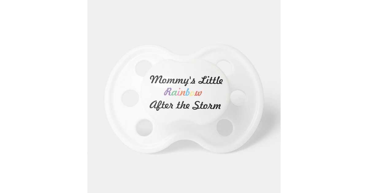 Rainbow Baby Paci Pacifier | Zazzle