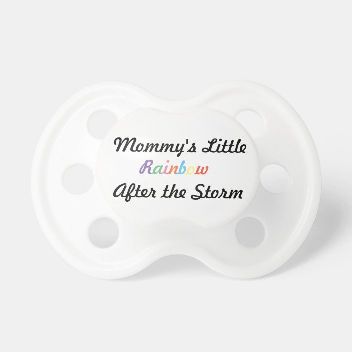 Rainbow Baby Paci Pacifier | Zazzle.com