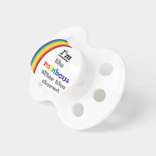 Rainbow Baby Pacifier | Zazzle