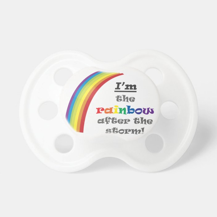 Rainbow Baby Pacifier | Zazzle.com