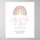 Rainbow Baby Shower Sanitizing Station Sign | Zazzle