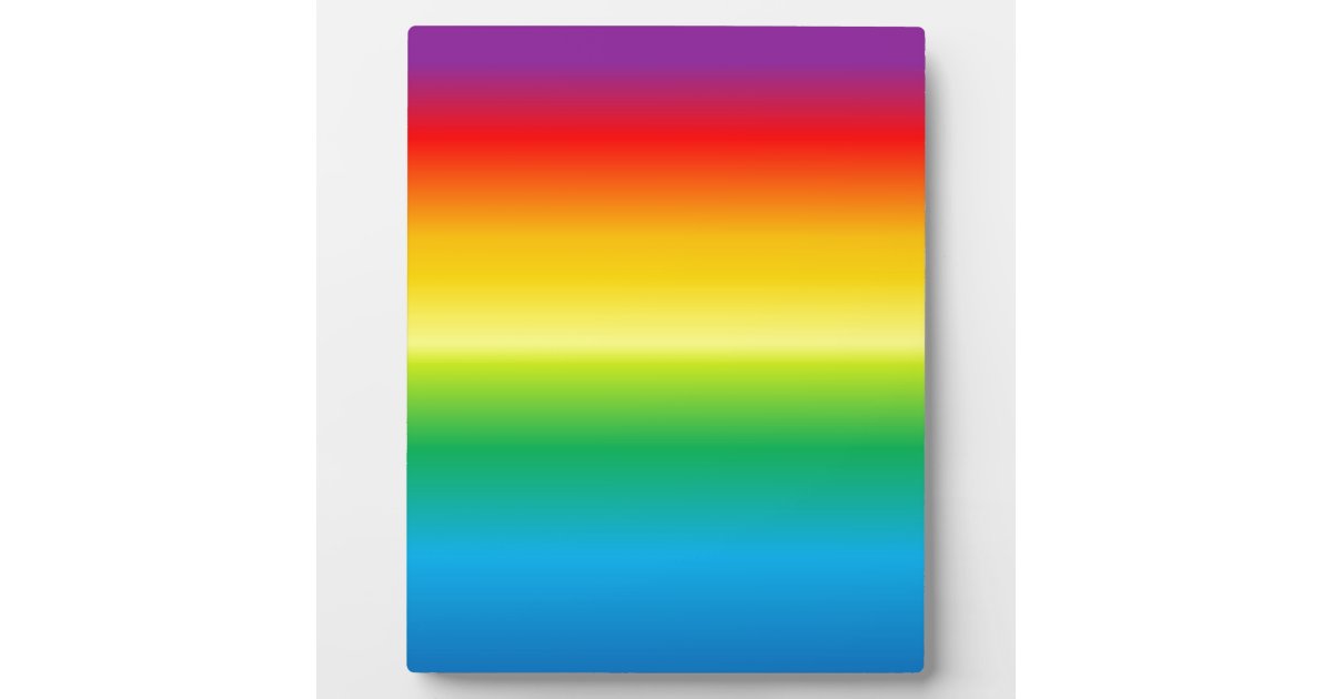 rainbow background colourful plaque | Zazzle