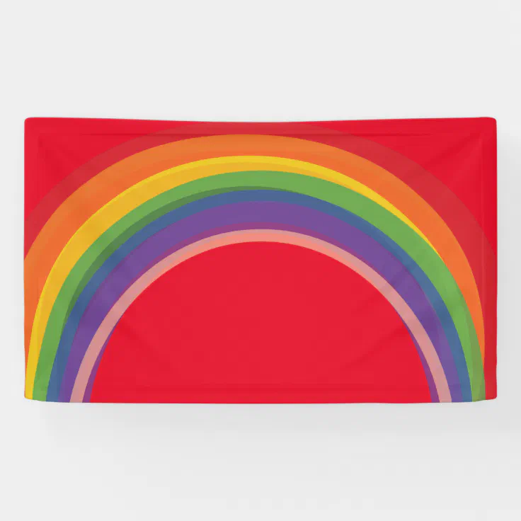 Rainbow Banner | Zazzle
