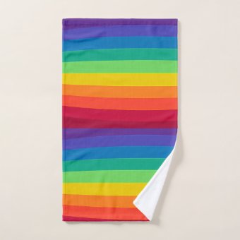 Rainbow Bath Towel Set | Zazzle