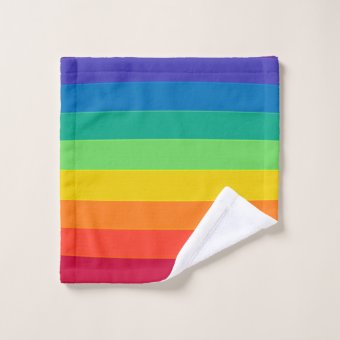 Rainbow Bath Towel Set | Zazzle