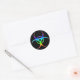 Rainbow Biohazard Symbol - Sticker | Zazzle