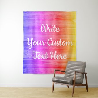 Rainbow Birthday Party Photo Booth Backdrop Prop | Zazzle