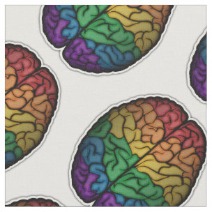 Brains! Fabric | Zazzle.com