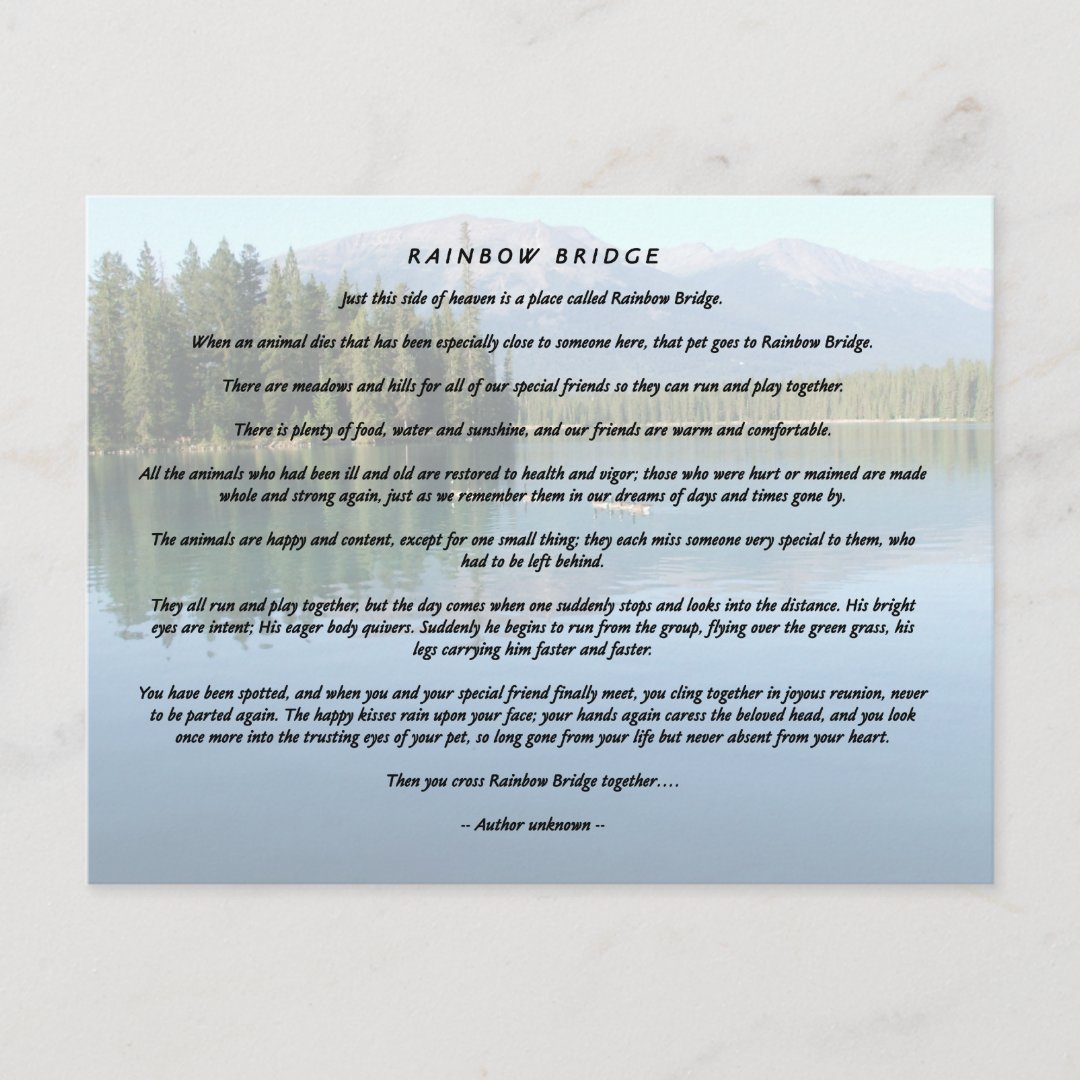 Rainbow Bridge 2 Postcard | Zazzle