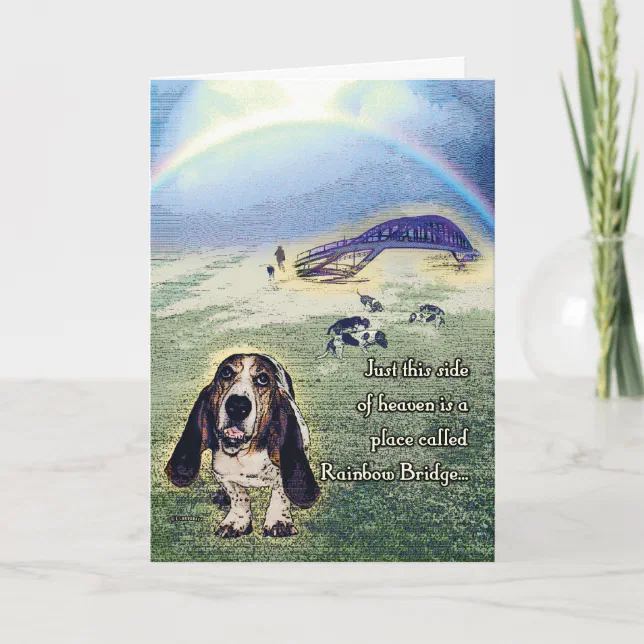 Rainbow Bridge card | Zazzle