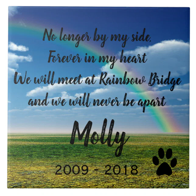 Rainbow Bridge Ceramic Tile | Zazzle