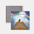 Rainbow Bridge Memorial for Rabbits Magnet | Zazzle