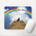 Rainbow Bridge Memorial Poem for Ferrets Mouse Pad | Zazzle