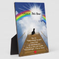 Rainbow Bridge Memorial Poem for Ferrets Plaque | Zazzle