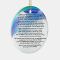 Rainbow Bridge Poem Ceramic Ornament | Zazzle