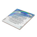 Rainbow Bridge Poem Ceramic Tile | Zazzle