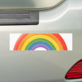 Rainbow bumper sticker | Zazzle