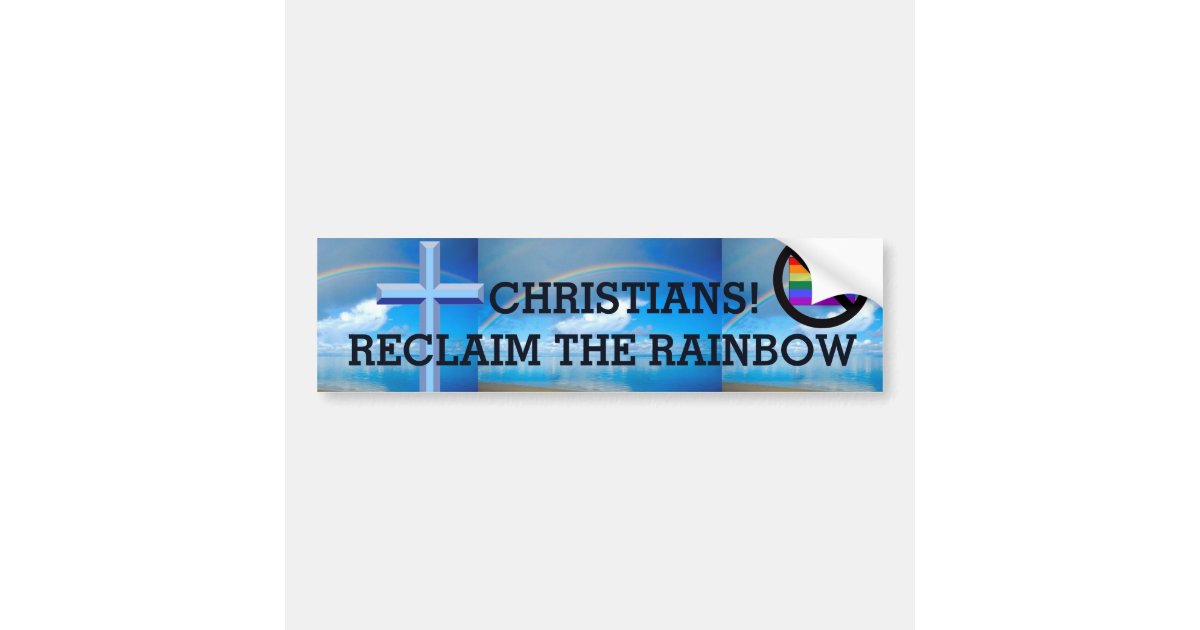 RAINBOW BUMPER STICKER | Zazzle