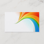 Rainbow business card | Zazzle