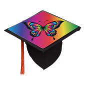 Rainbow Butterfly LGBT Pride Graduation Cap Topper | Zazzle