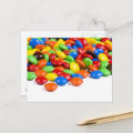 Rainbow candy postcard | Zazzle