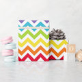 Rainbow Chevron Gift Wrap | Zazzle