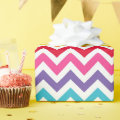 Rainbow Chevron Gift Wrap | Zazzle