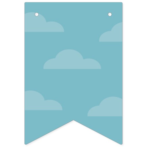 Rainbow Cloud and Sun Birthday Banner | Zazzle