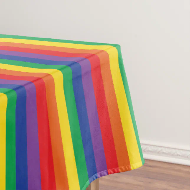 Rainbow & Clouds Cute 1st Birthday Party Tablecloth | Zazzle