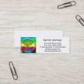 Rainbow Colored Tree of Life Mini Business Card | Zazzle