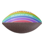 Rainbow Colors custom football | Zazzle